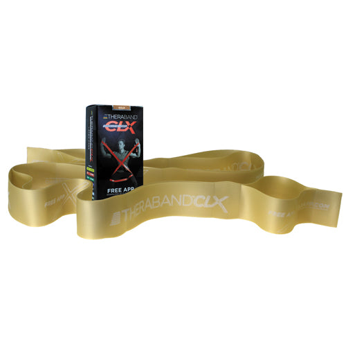 Theraband Consecutive Loops Gold 5 Individual 9 Loop Precision Lab Works