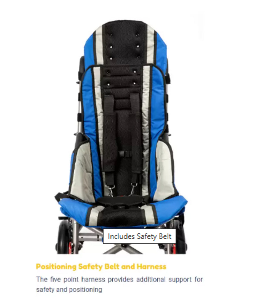 Trotter Mobility Chair 16" Jet Fighter Blue, Foldable, Lightweight ...