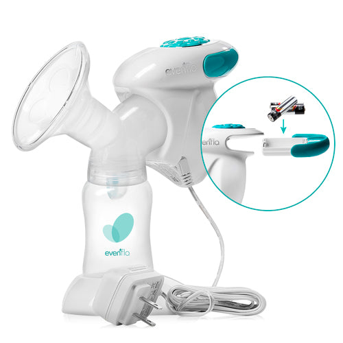 Evenflo Advanced Single Electric Breast Pump Closed System Compact w/