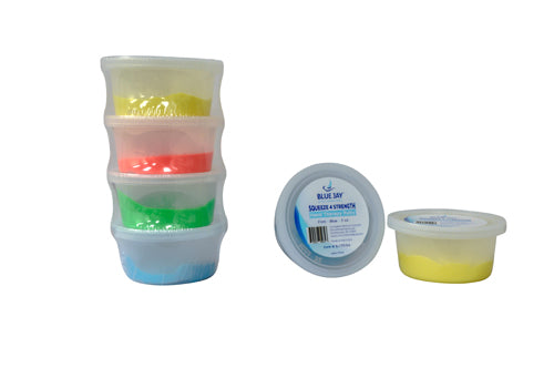 Squeeze 4 Strength 2 oz. Hand Therapy Putty Set of 4 | Precision Lab Works